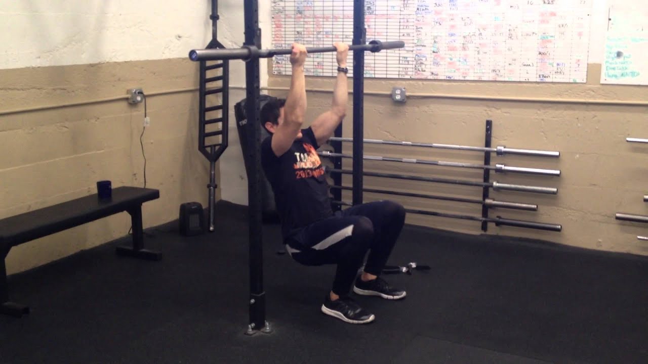 Portland Personal Trainer Josh Coaches the Barbell Chin-up - YouTube