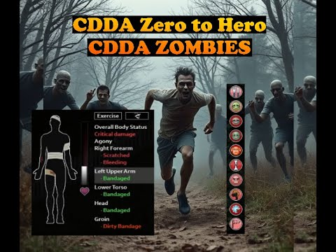 [PZ] CDDA Zero to Hero + CDDA Zombies Challenge - YouTube