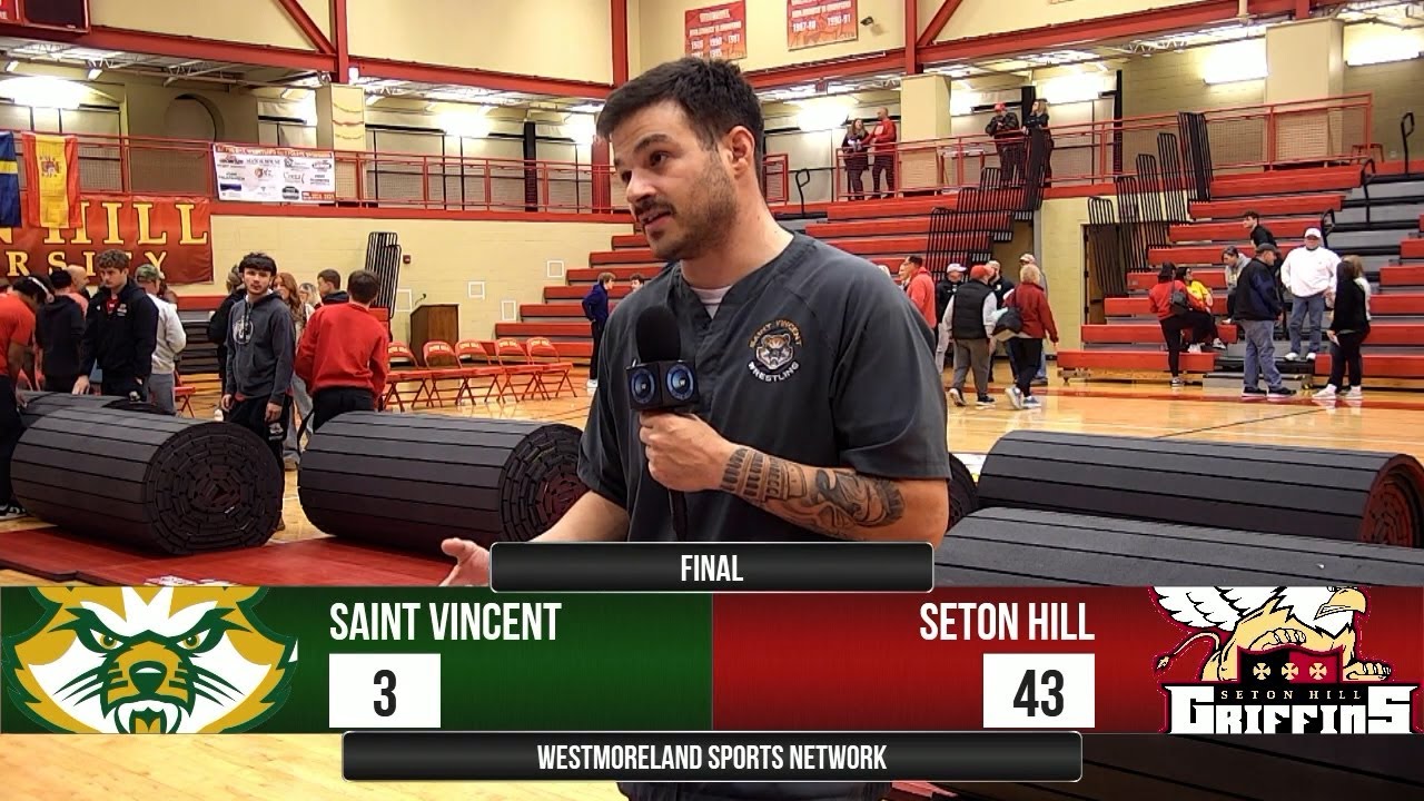 Saint Vincent Coach Dom Nania Postmatch Interview 11.24.24 - YouTube