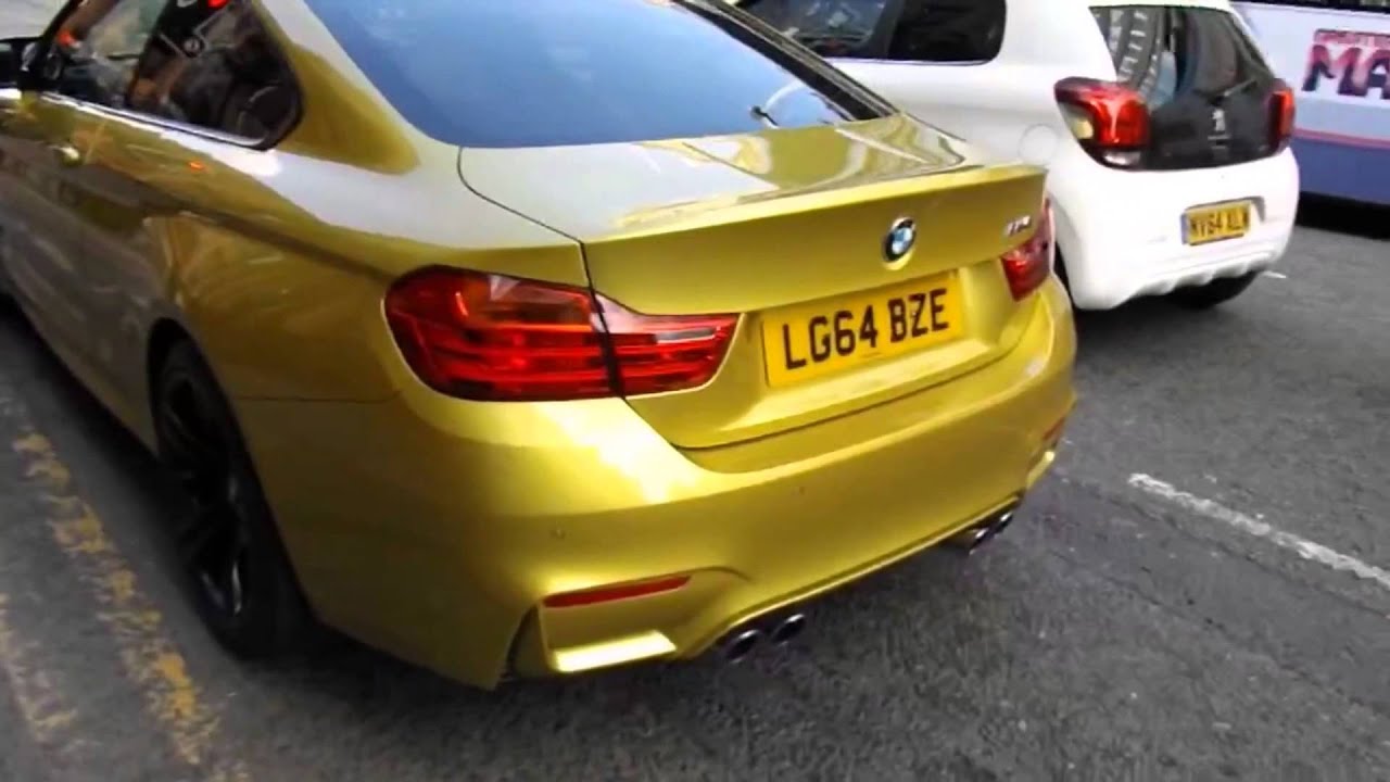 C63 AMG & BMW M4 reving!!! - YouTube