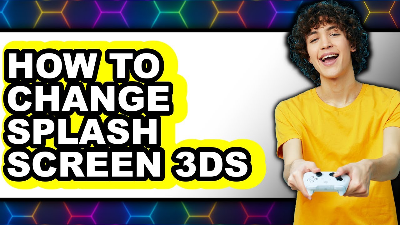 How to Change Splash Screen 3ds (easy Method) - YouTube
