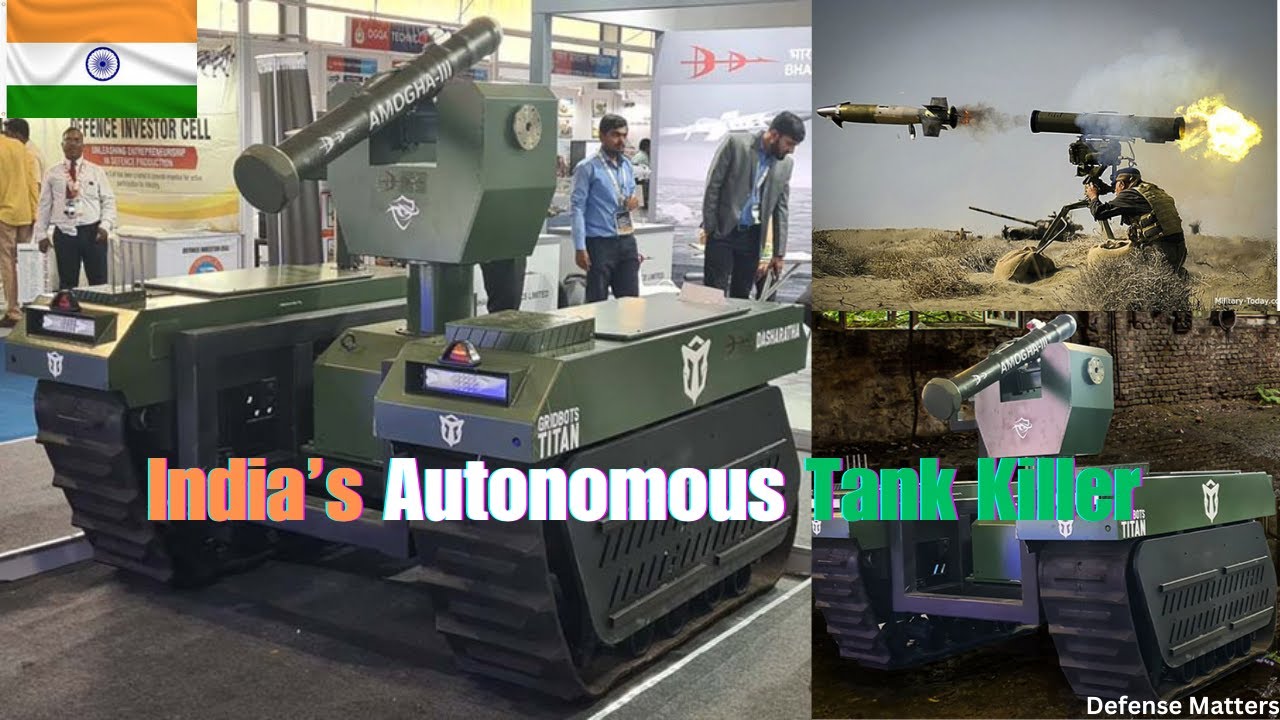 |India Unveils TITAN Autonomous Tank Killer| - YouTube