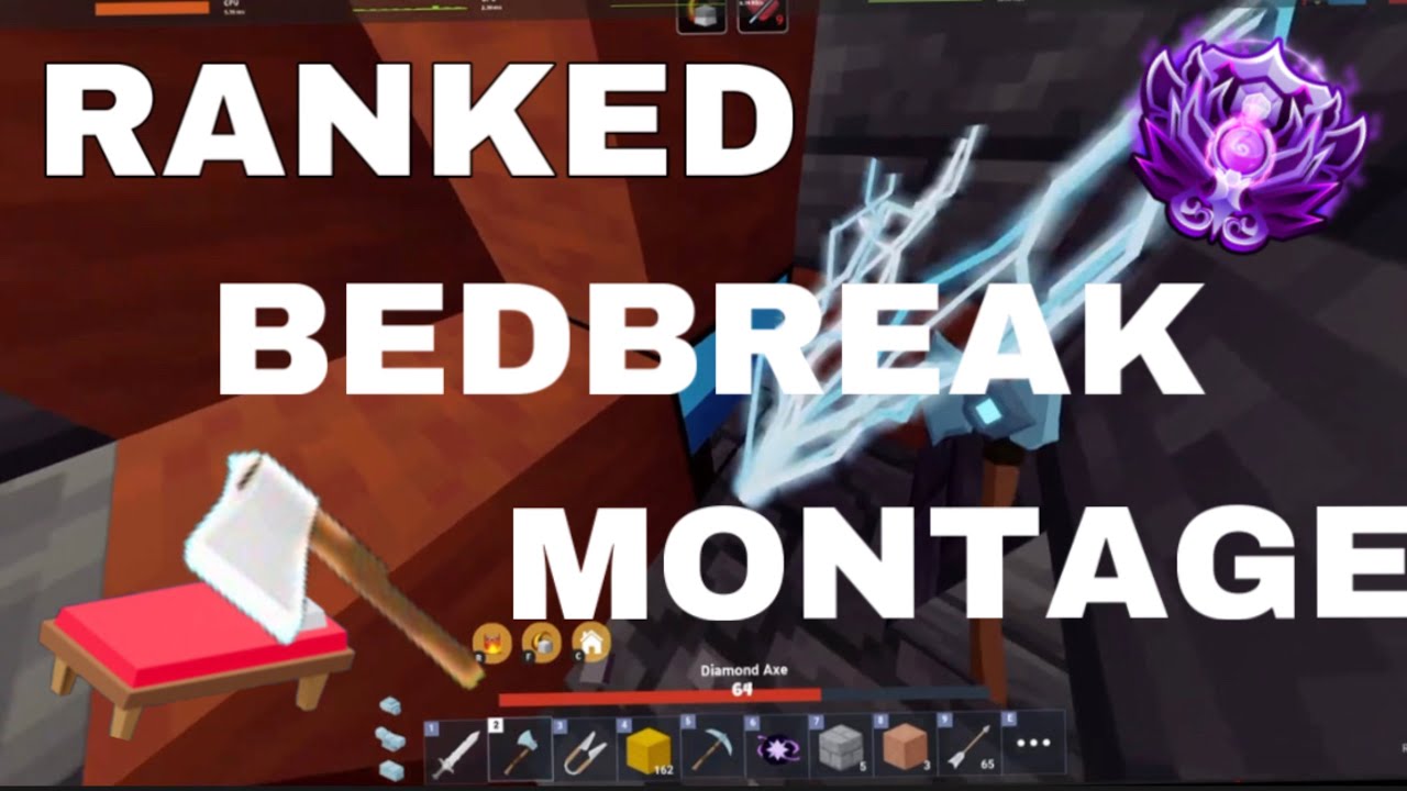 RANKED BED BREAKING MONTAGE (Roblox Bedwars) - YouTube