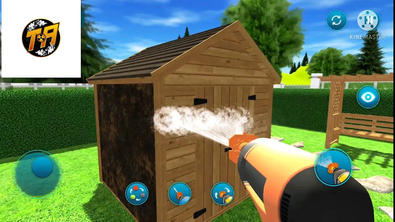 Power washing clean simulator T-A(Gameplay) - YouTube