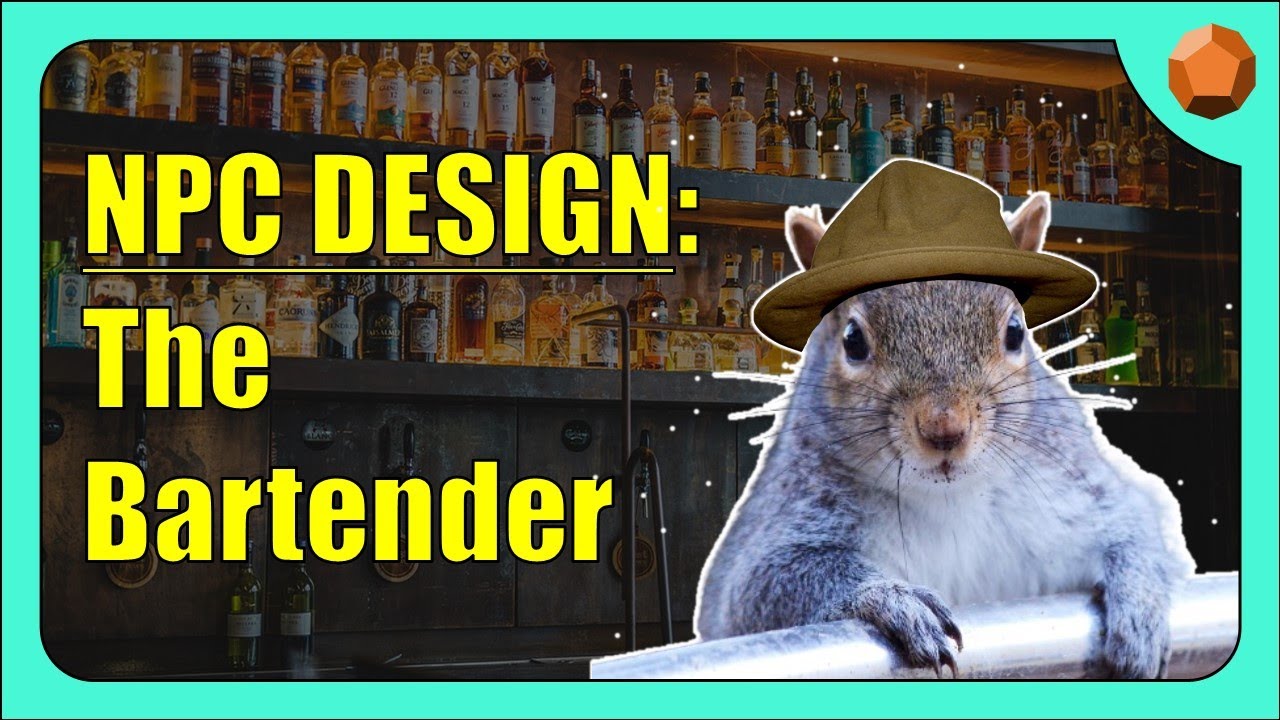 NPC Design Shop: The Bartender - YouTube