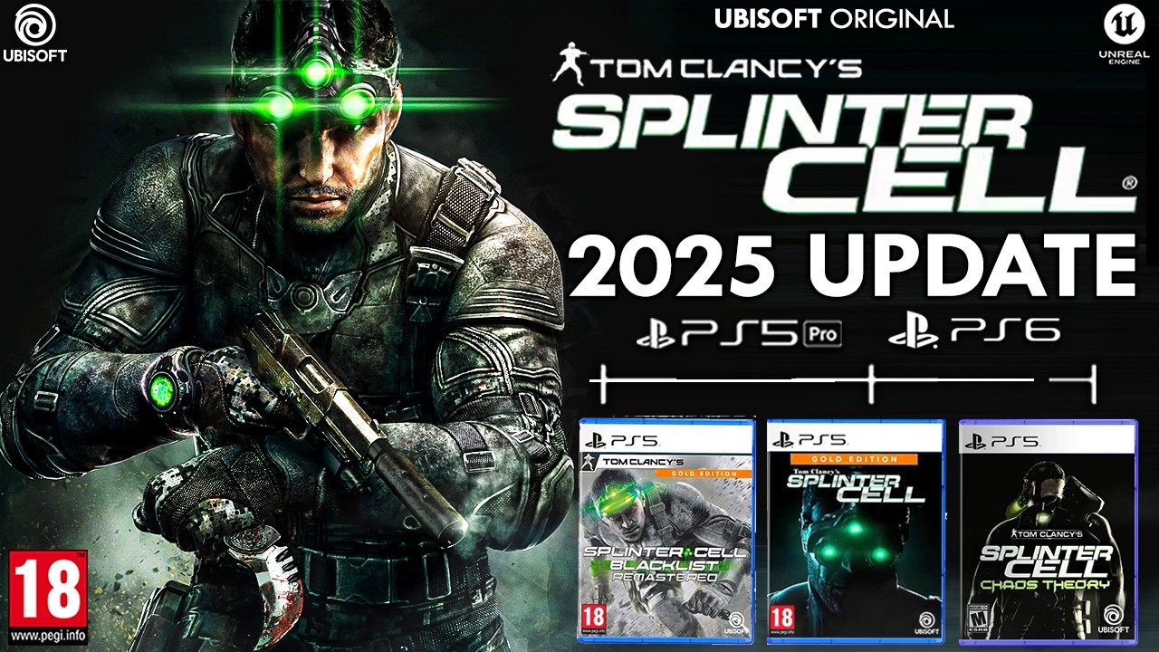 Splinter Cell™ (PS5) 2025 NEW UPDATE! Next Game, Remakes, Remasters, Reveal & New Series! - YouTube