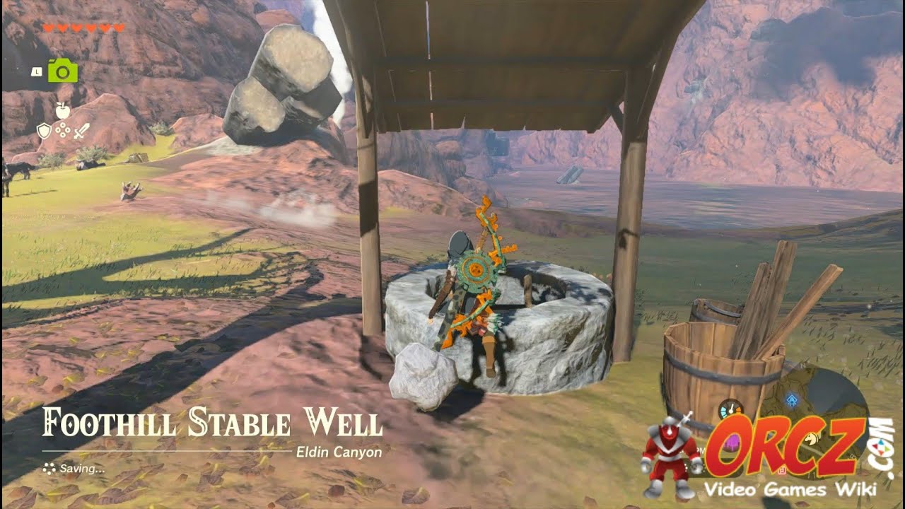 Legend of Zelda: Tears of the Kingdom - Foothill Stable Well Gameplay ...