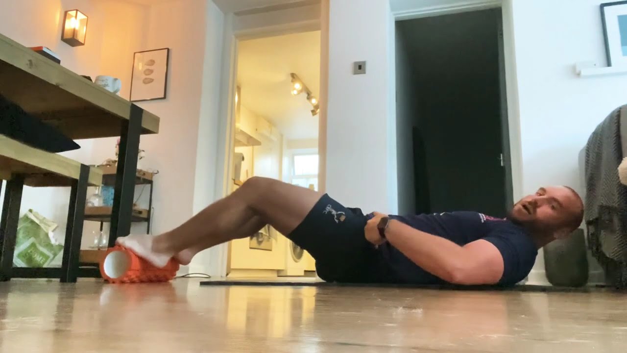 Foam Roller Bridge | Heel Drive - YouTube