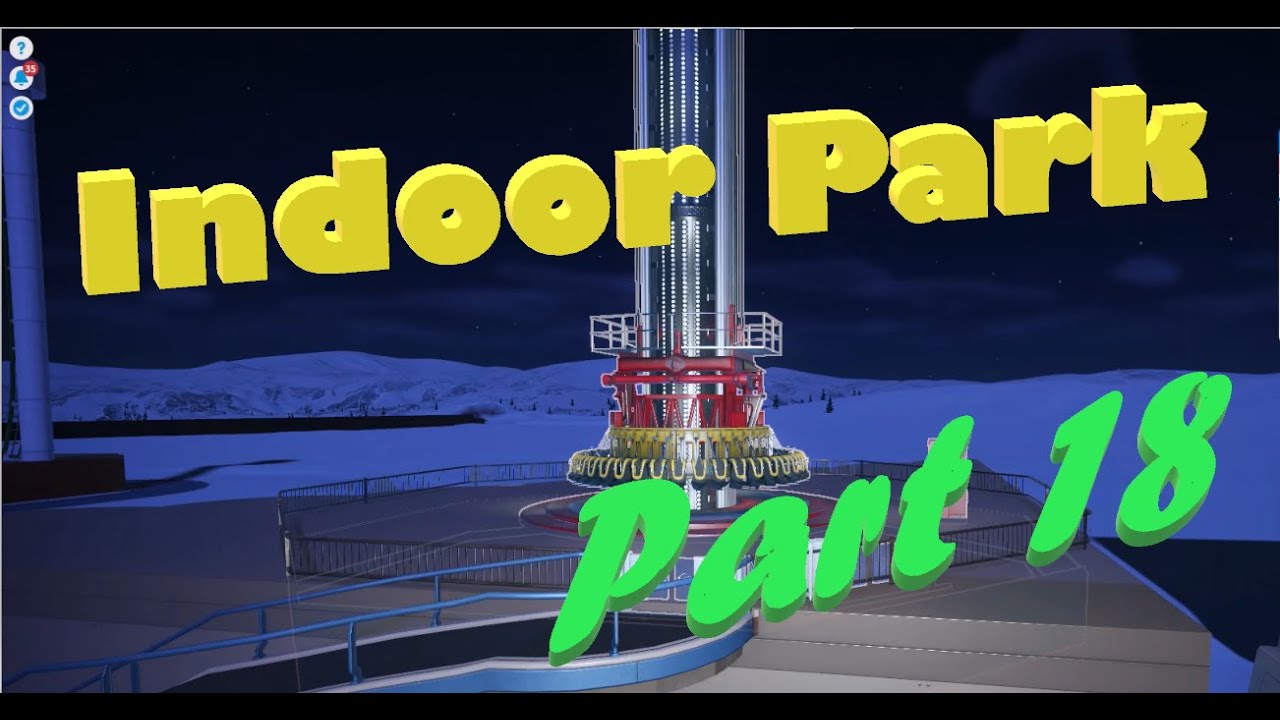 (Drop tower+building remodel) Planet Coaster: Building an indoor theme ...