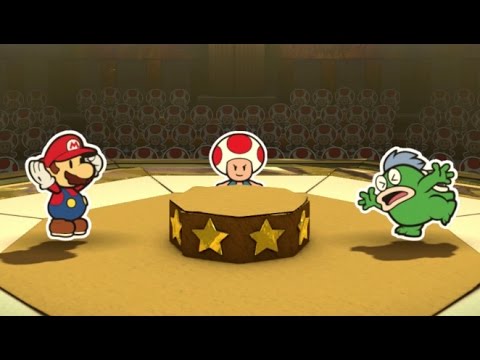 Paper Mario: Color Splash - All Roshambo Temples (Defeating All Wizards ...