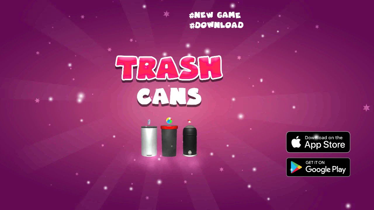 TRASH CANS! The most addictive game on mobile! - YouTube