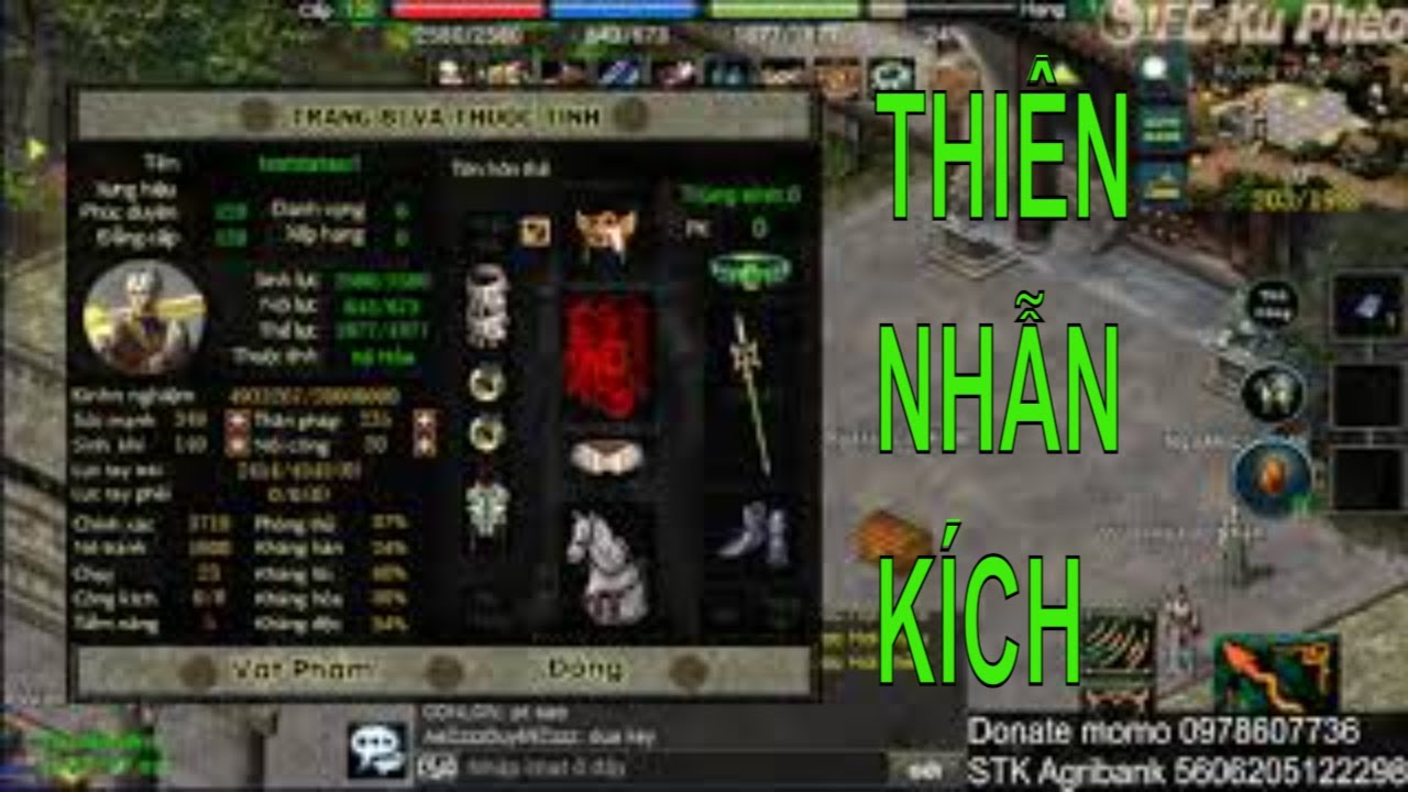 Build đồ 5 hành võ lâm truyền kỳ tập (1) Thiên Nhẫn vân long kích - YouTube