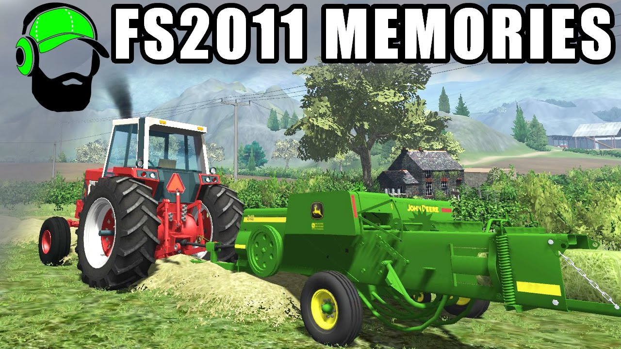 Farming Simulator 2011 - Beacon View - Remembering FS11 baling - YouTube