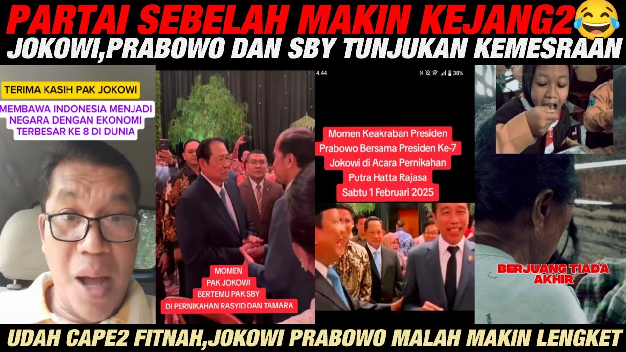 VIRAL HARI INI!! PERTEMUAN PAK JOKOWI DAN PAK PRABOWO TUNJU8KAN ...