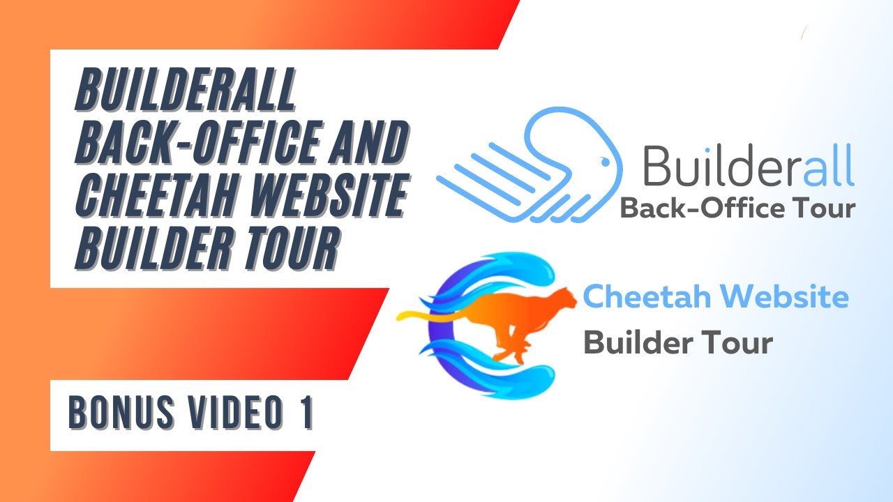 Builderall Back Office And Cheetah Website Builder Tour Youtube