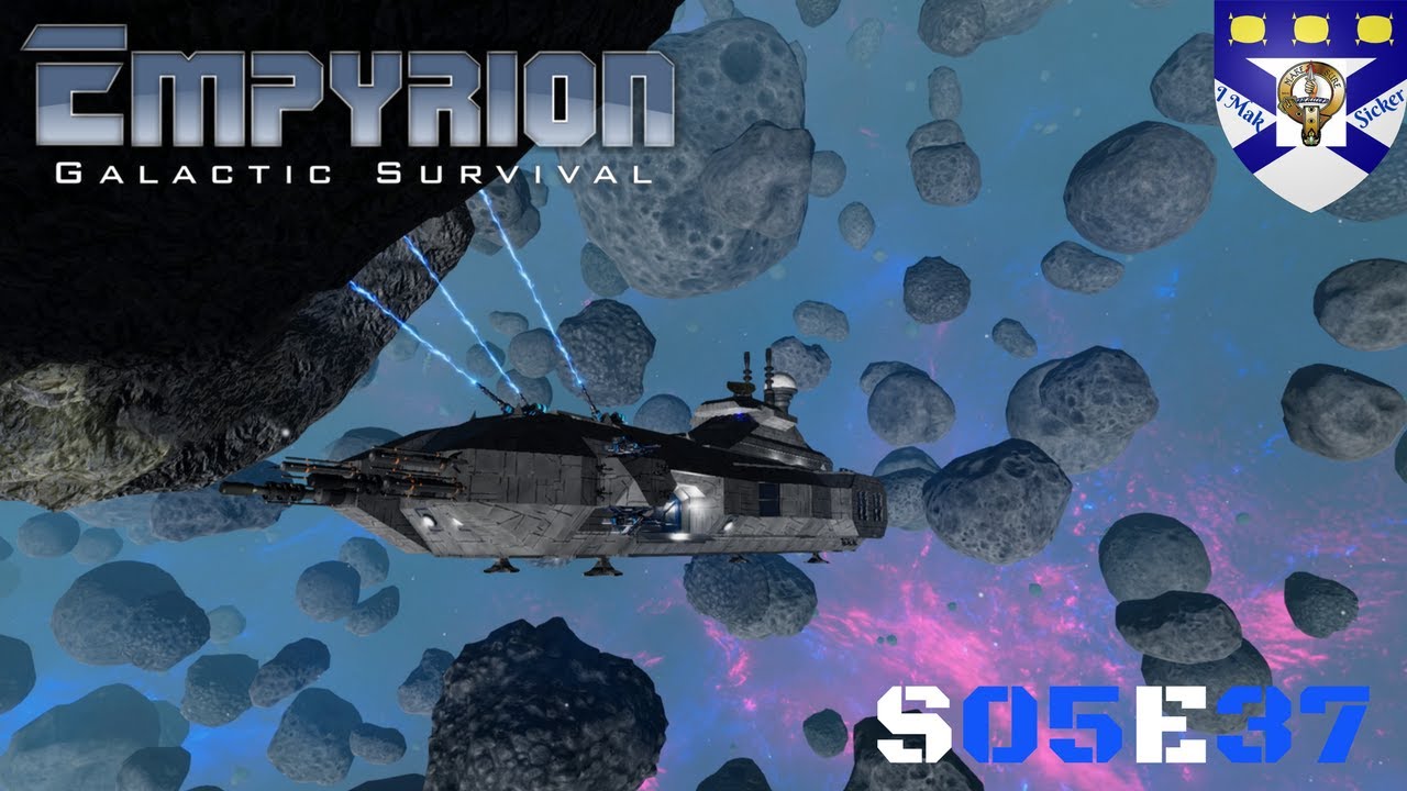 Empyrion Galactic Survival (S05) -Ep 37 "Freighter Crew Asteroid Mining" -Multiplayer "Let's ...