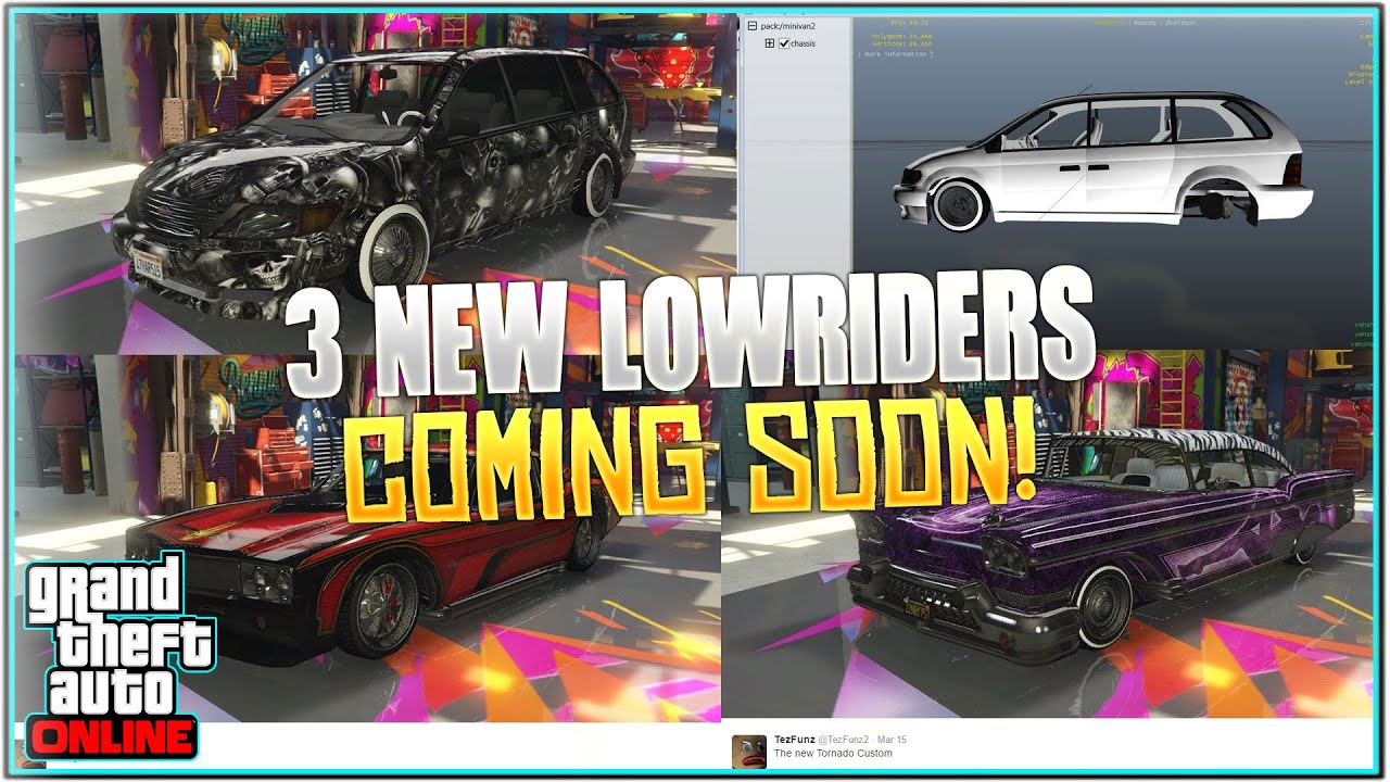 GTA 5 Online: *LEAKED* MINI VAN,SABRE GT, AND TORNADO LOWRIDERS ...