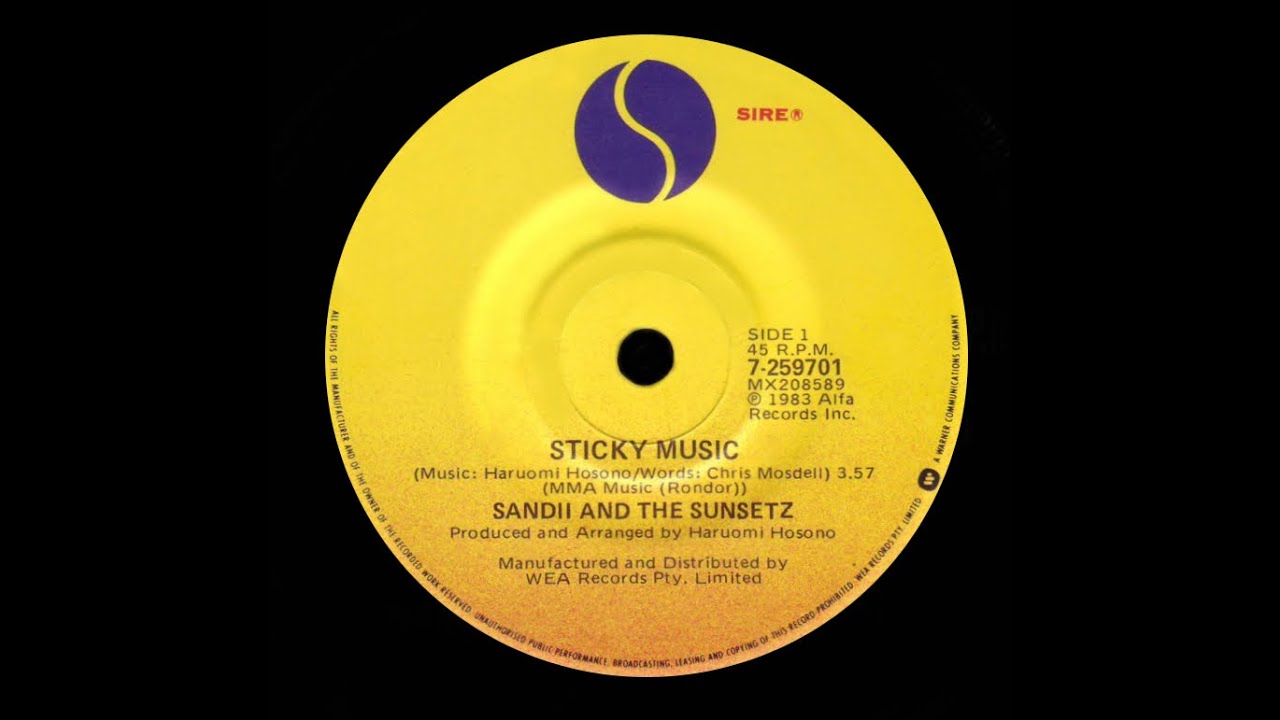 Sticky Music – Sandii And The Sunsetz (Original Stereo) - YouTube
