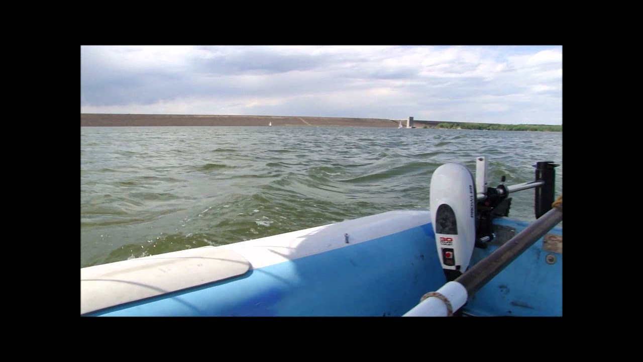 Coronado 15 (C15) with electric trolling motor - YouTube
