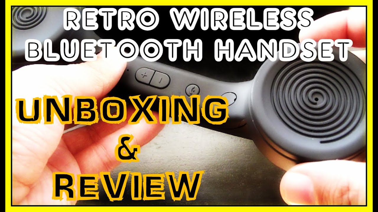 Retro Wireless Bluetooth Handset - YouTube