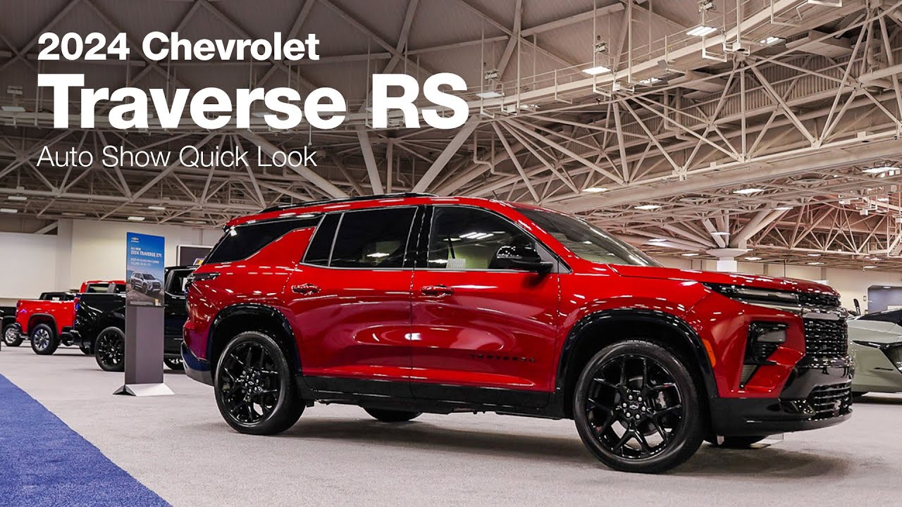 2024 Chevrolet Traverse RS | First Look | Twin Cities Auto Show - YouTube