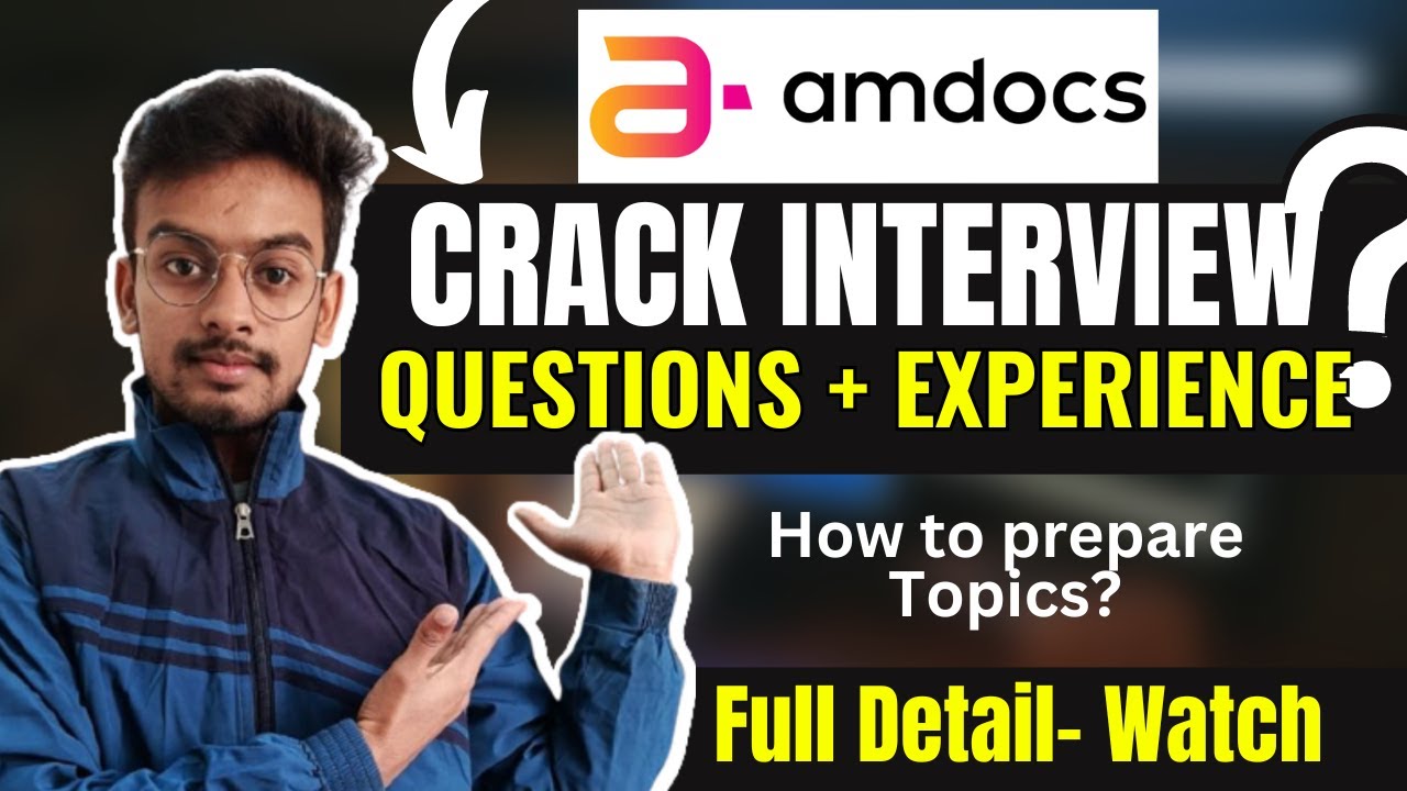 Amdocs Interview Questions | Interview Experience | How to Prepare ...
