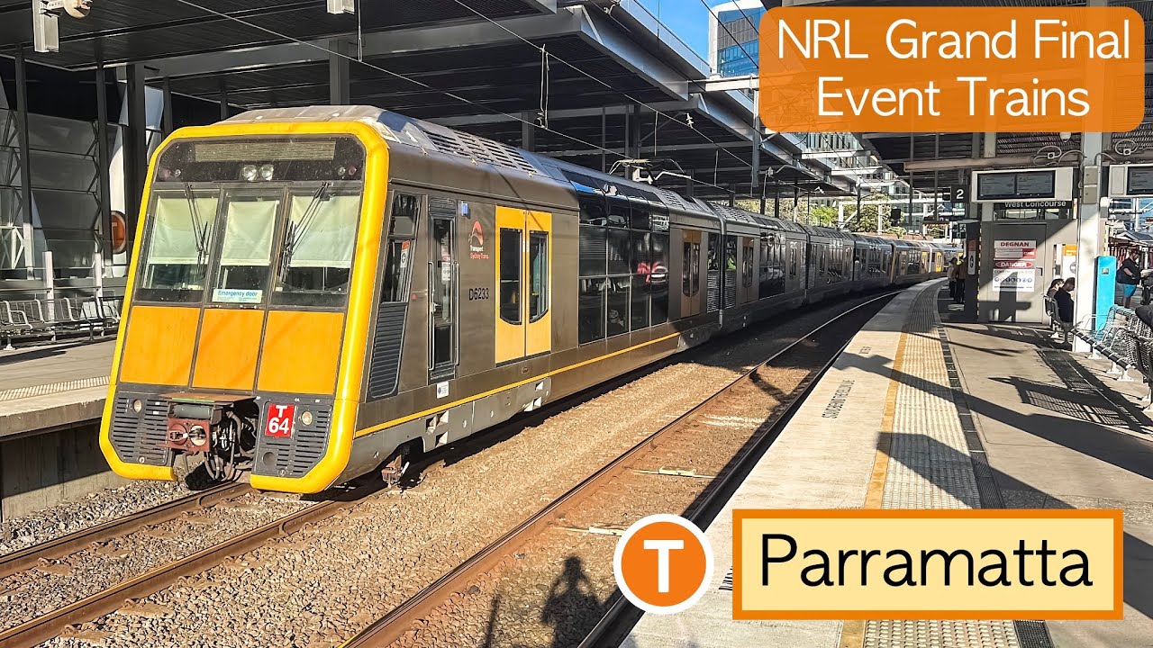 Transport for Sydney Vlog 896: Parramatta Part 6 - Featuring NRL Grand Final Trains - YouTube