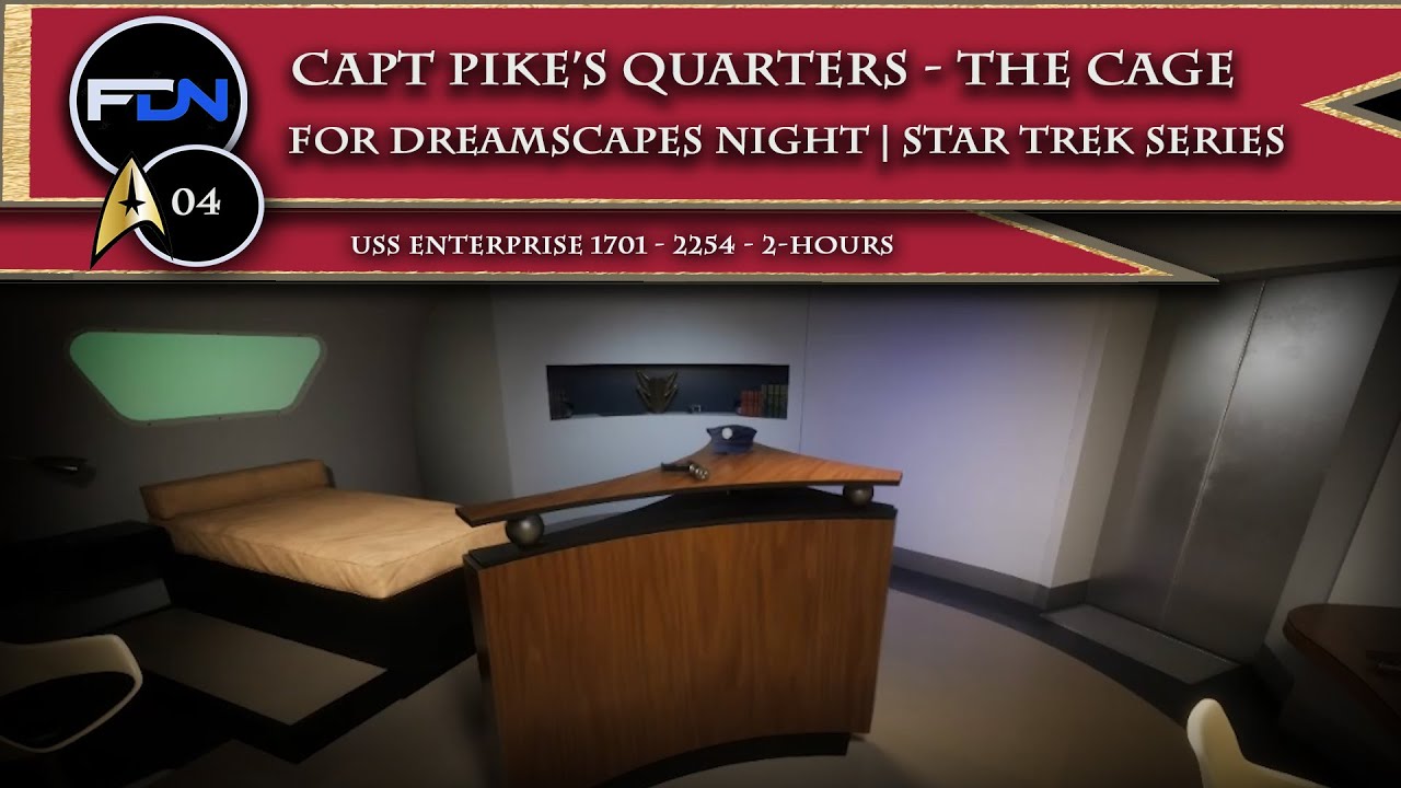 TOS Capt Pike's Quarters - from 'The Cage' - YouTube