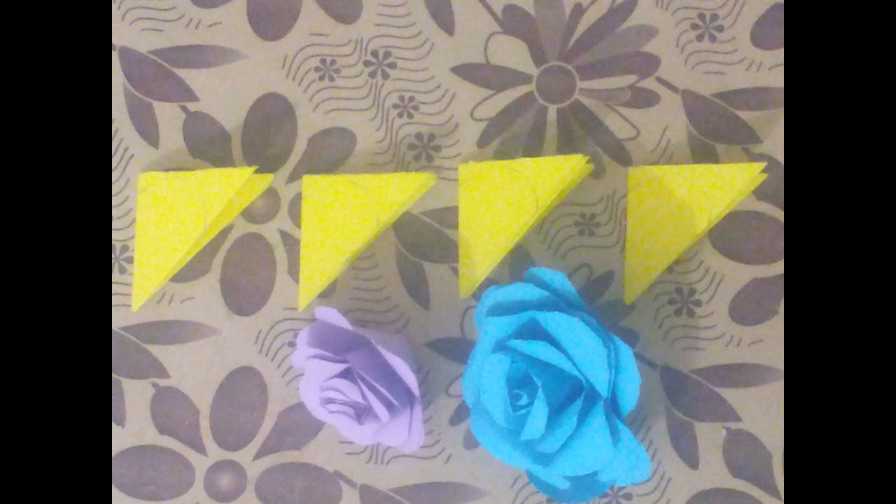 How to make a flower | Easy small flower at home | Crafting Fun - YouTube