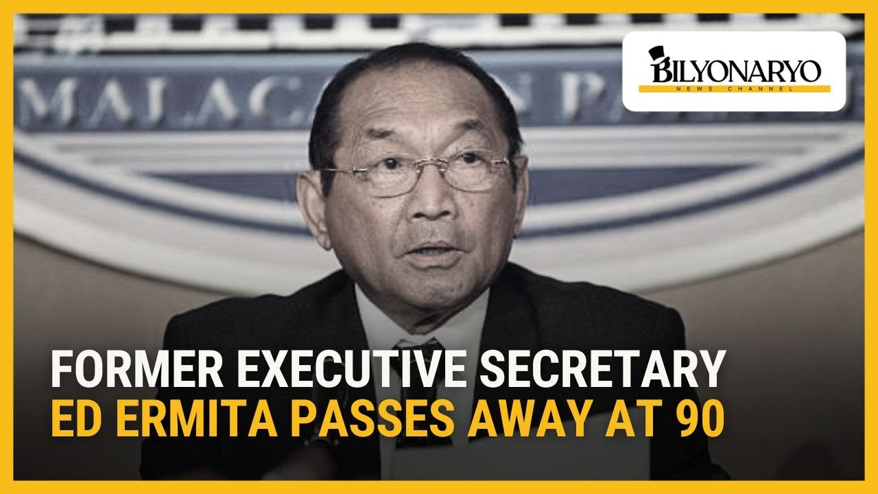 Former executive secretary Ed Ermita passes away at 90 | Newsfeed ...