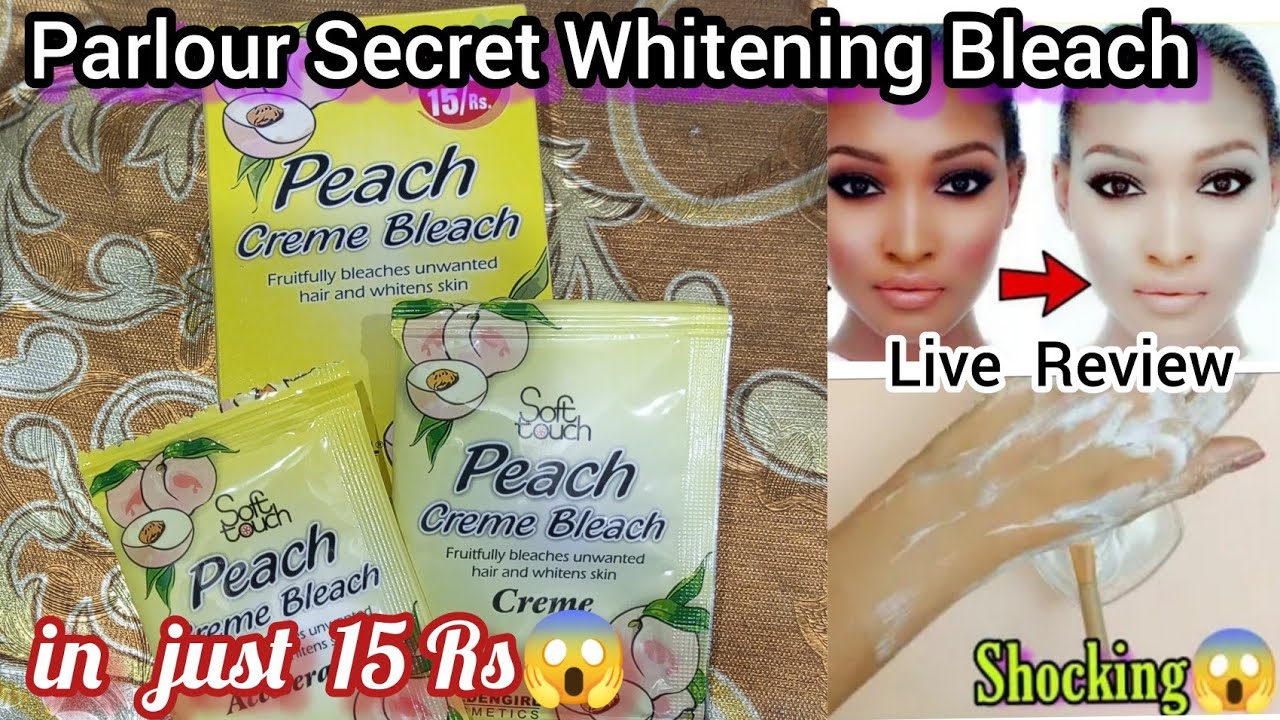 Parlour Secret Whitening Bleach at home only Rs15 | Glow in one use ...