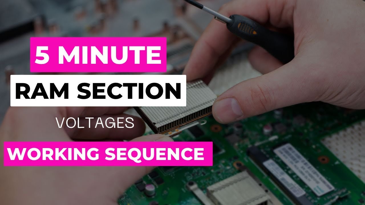 Ram voltages working sequence | Advanved Laptop Chiplevel Institute | L ...