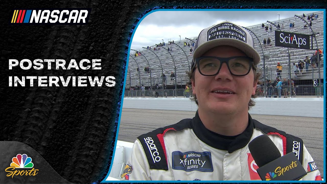NASCAR Xfinity Series POSTRACE INTERVIEWS: SciAps 200 | 6/22/23 ...