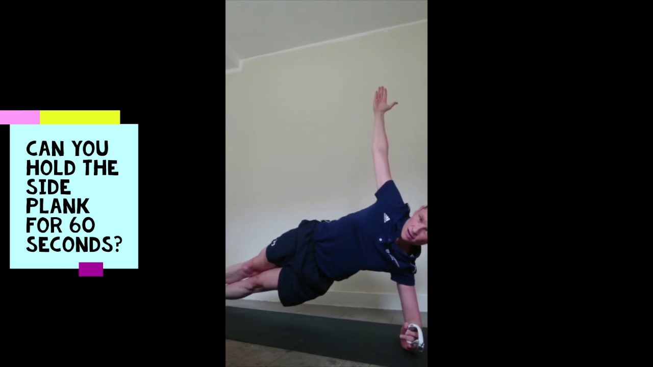 60 sec challenge side plank - YouTube