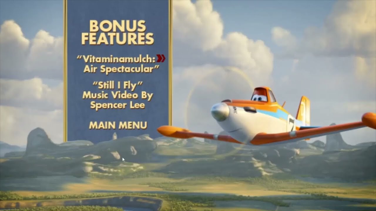 Planes Fire and Rescue DVD Menu - YouTube