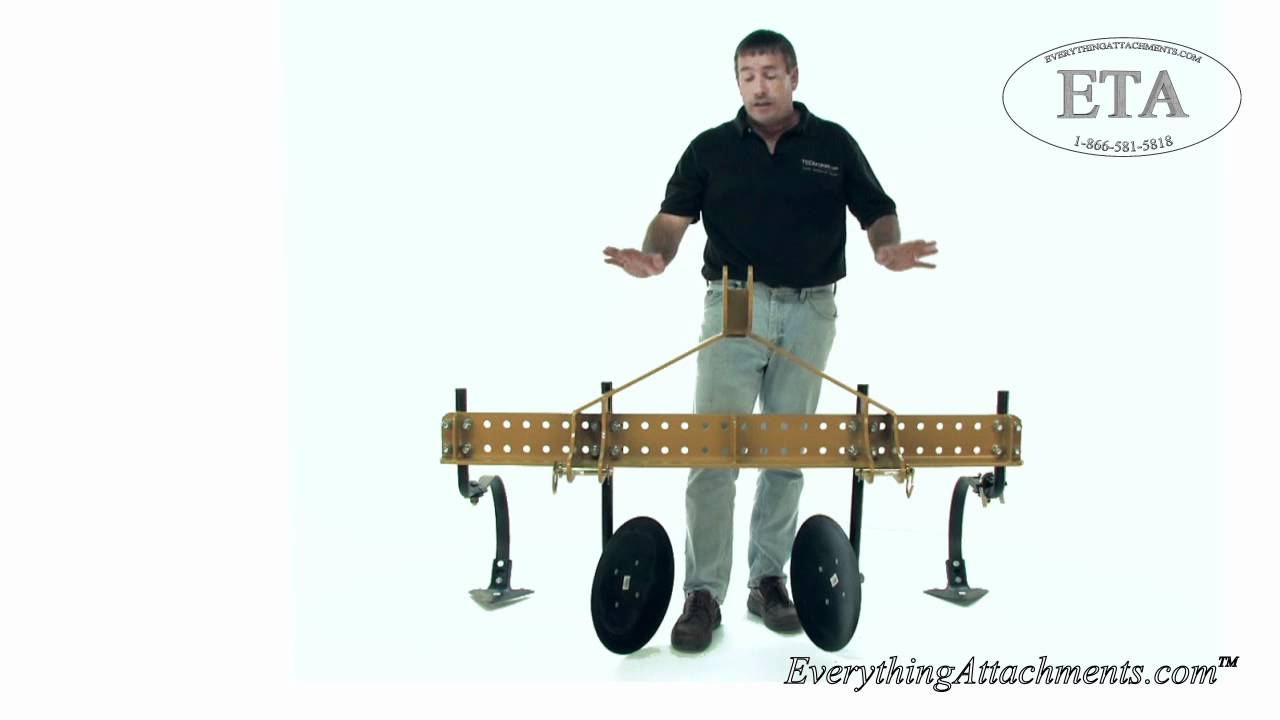 Everything Attachments GB-60 Garden Bedder - YouTube