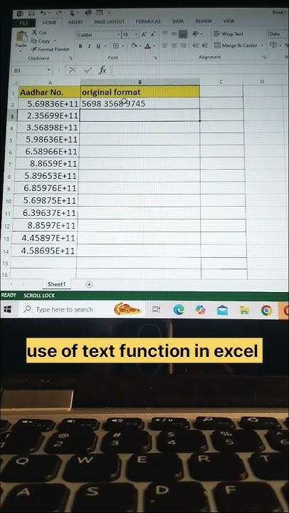 Text function in excel! Formatting with text function in excel! #shortvideo #shortfeed #youtube ...