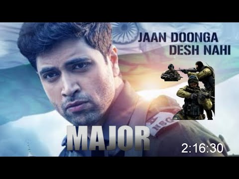 MAJOR | South Movie | Hindi dubbed | Telugu | Malayalam| major Sandeep Unnikrishnan| full movie|NSG|