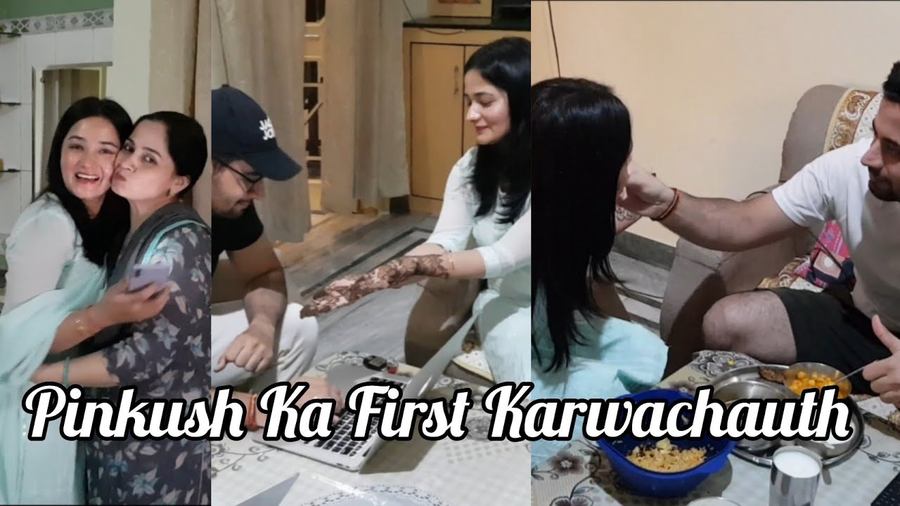 Pinkush K Pehle Karwachauth Ki Tyaariya Shuru••• Dekho Hmne Kya Kya Tyaari ki.... - YouTube