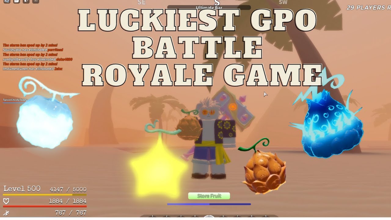 [GPO] LUCKIEST BATTLE ROYALE GAME - YouTube