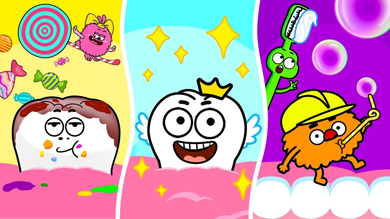 Brush Your Teeth - Loose Tooth Song - Tooth Brush Song - Healthy Habits ...