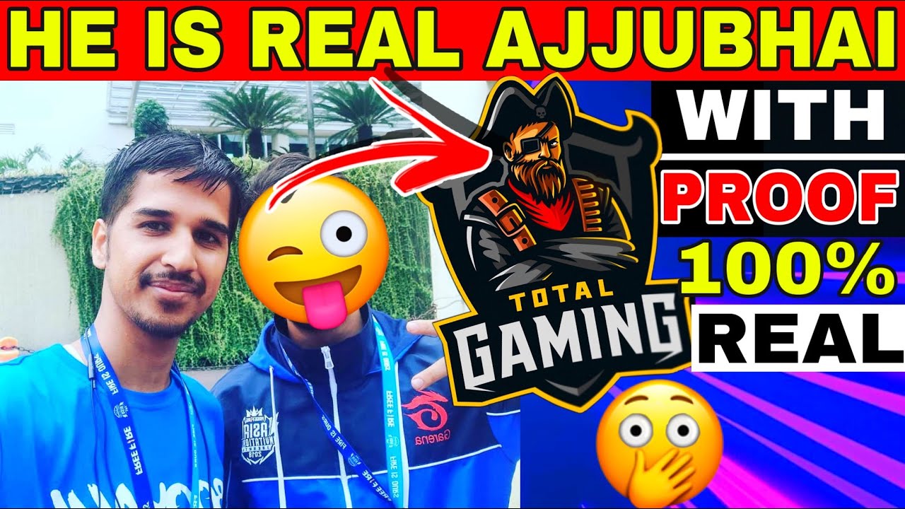 He Is Real Ajjubhai 😱 | Total Gaming Face Reveal | Ajjubhai Face Reveal ...