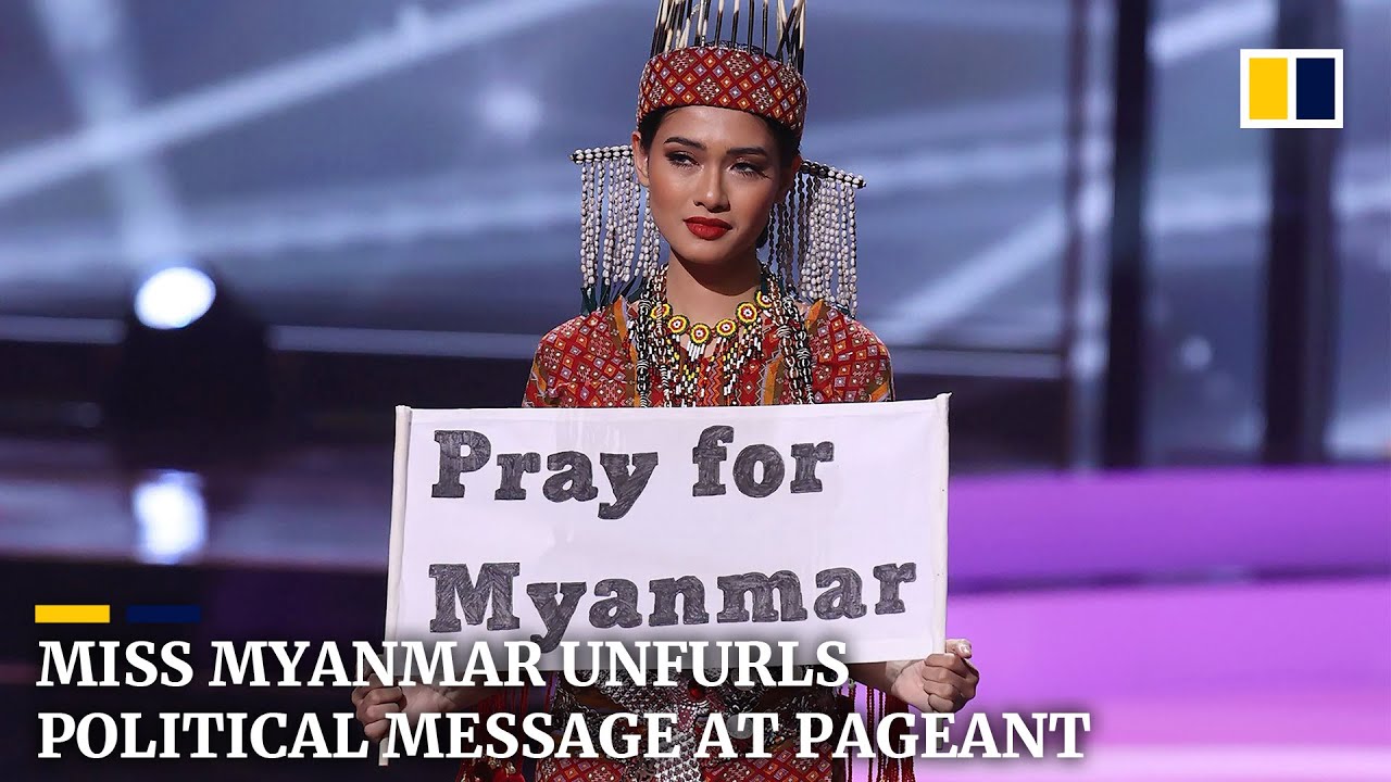 ‘Pray for Myanmar’: Miss Universe contestant with political statement ...