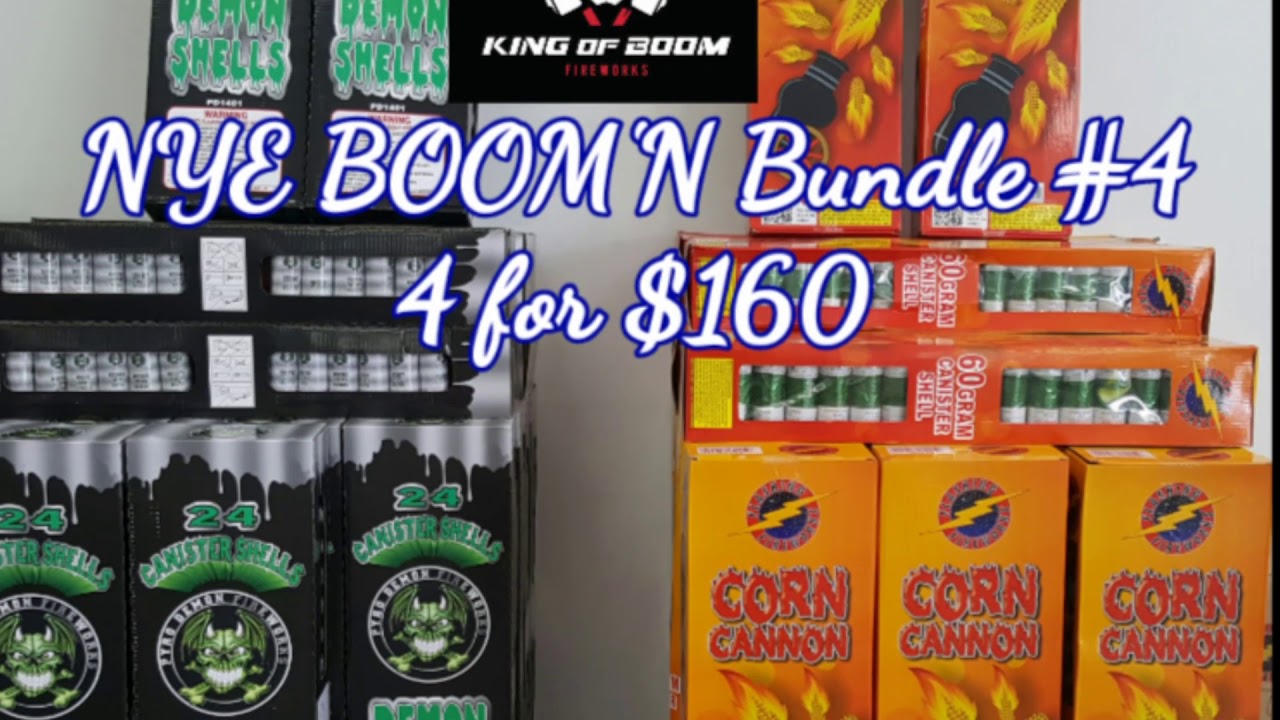 Demon Shells & Corn Cannon Shells @ King of BOOM Fireworks - YouTube