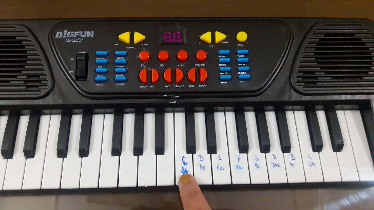 Twinkle Twinkle Little Star: Piano Lesson 1 - YouTube