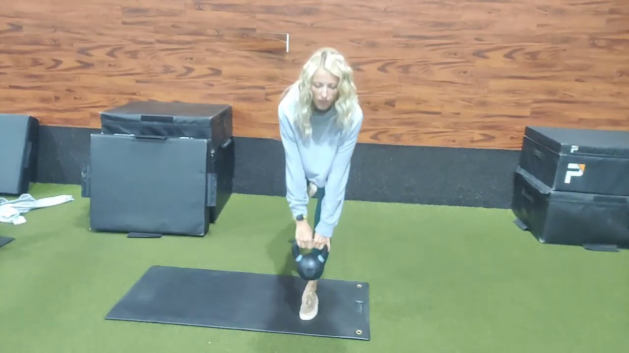Glute focused RDL (one leg) - YouTube