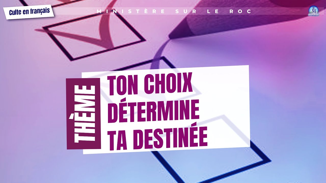 TON CHOIX DÉTERMINE TA DESTINÉE __Fr. Ezéchiel ATCHOU-JEAN - YouTube