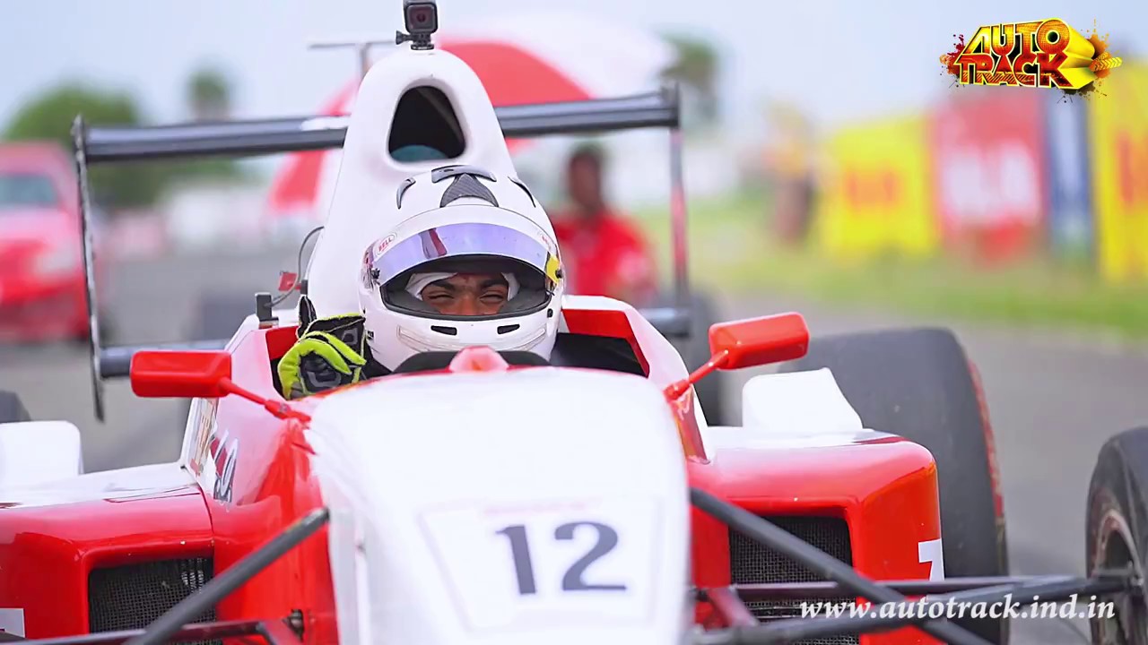 MRF F1600 R1 of the MRF MMSC FMSCI Indian Natl Racing C'ship 2018 - YouTube
