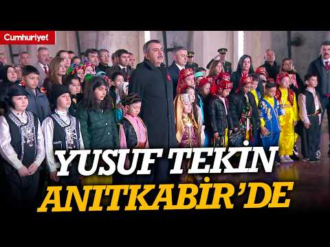 23 Nisan Ulusal Egemenlik ve Çocuk Bayramı... Bakan Yusuf Tekin, çocuklarla Anıtkabir’i ziyaret etti