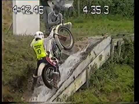 Kick start 1986 Motorcycle trials junior - YouTube
